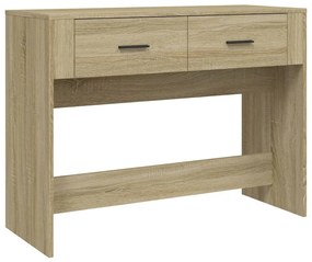 vidaXL Konzolový stolek dub sonoma 100 x 39 x 75 cm kompozitní dřevo