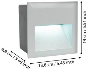 Eglo 95235 - LED Venkovní orientační svítidlo ZIMBA 1xLED/3,7W/230V IP65