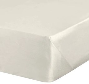 SATÉNOVÉ PROSTĚRADLO DINA 220X210 CM KRÉMOVÁ
