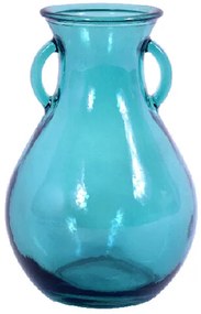 San Miguel VIDRIOS SAN MIGUEL !RECYCLED GLASS! Váza z recyklovaného skla "CANTARO" modrá 2,15 L