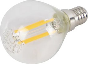 Sada 3x stmívatelných LED žárovek E14 Globe P45 5W 470lm 2700K