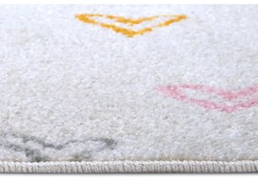 Bílý dětský koberec 120x170 cm Hearts – Hanse Home