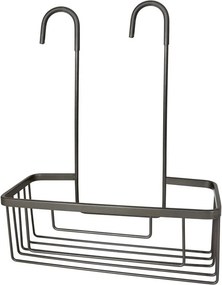 Sapho Gedy Smart - Polička závěsná, 30x38x12 cm, gun metal 248981