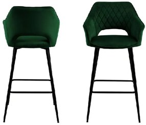 Felina barová židle zelená