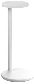 Flos 09.8311.DY Oblique Q1, profesionální bílá čtecí lampička s bezdrátovou nabíječkou na mobil, 8W LED 3000K, 35cm