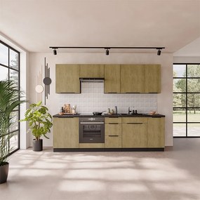 CREMONA cc | horní regál 15 G-72 OTW s policemi | 15 cm | černá