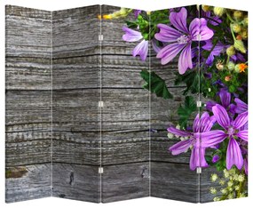 Paraván - Luční květiny (225 x 180 cm)