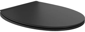 Mexen, Mexen Egg deska wolnoopadające slim, duroplast, czarna mat - 39243085