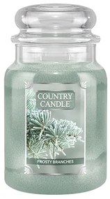 Country Candle Vonná Svíčka Frosty Branches, 652 g