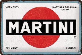 Postershop Plechová cedule: Martini (Logo White) - 30x20 cm