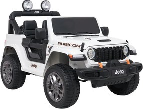 Elektrické autíčko Jeep Wrangler Rubicon LIFT bílé