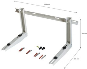 Konzole venkovní jednotky klimatizace K1 na stěnu