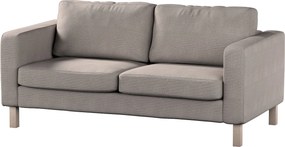 Potah na pohovku IKEA Karlstad 2-místná, nerozkládací, krátký barva béžová látka pletený vzor