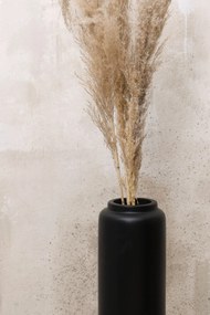 Váza DIRETO, sklolaminát, výška 100 cm, černý mat