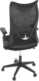 Ergonomická kancelářská židle SOSA - černá síťovina