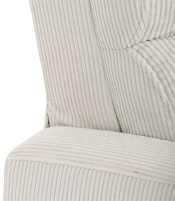 Relaxační polohovací TV křeslo SEGAL — manšetrová látka, béžová Autronic