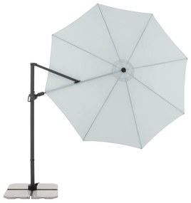 DERBY DX 335 cm - zahradní slunečník s boční nohou světle šedá