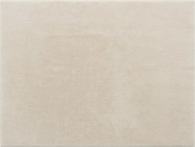 HOMCOM plyšový pratelný koberec s dlouhým vlasem, 160 × 230 cm, krémový