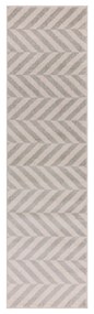 Tribeca Design Kusový koberec Jars Grey Chevron běhoun Rozměry: 66x240 cm