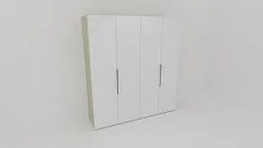 Nábytek Mikulík Skříň GRANDE 240cm - bezúchytkové otevírání + 2x zrcadlo