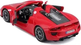 Bburago Plus Porsche 918 Spyder Red / měřítko 1:24