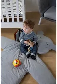 Childhome Hrací deka medvěd Teddy Jersey Grey 150cm