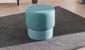 Atelier del Sofa Taburet Felix - Turquoise, Tyrkysová, Modrá