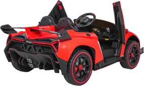 Elektrické autíčko Lamborghini Veneno červené