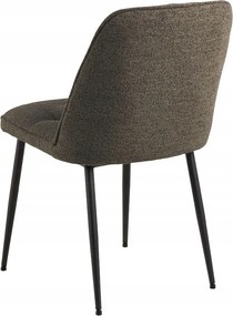 Jídelní set Wicklow šedý/tmavě hnědý