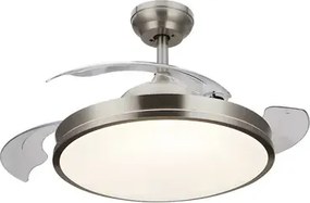 Philips Atlas nikl / Stropní svítidlo s ventilátorem / 28W+35W / 4500l