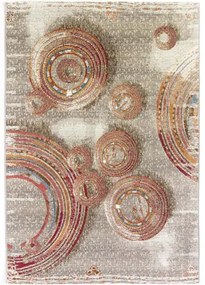 Koberce Breno Kusový koberec ZOYA 154/Q01X, Béžová, Vícebarevné, 80 x 165 cm