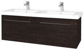 Dřevojas Koupelnová skříň BIG INN SZZ2 125 Varianta: D08 Wenge / Úchytka T06 / D08 Wenge