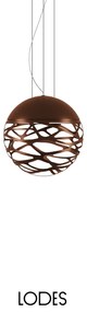Lodes Závěsné svítidlo Kelly S Sphere, Ø 40 cm, 3xE27 Barva: Měděný bronz