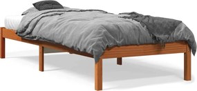 vidaXL Rám postele voskově hnědý 90 x 200 cm masivní borovice [844848]