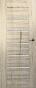 Interiérové dveře vasco doors IBIZA model 6 Průchozí rozměr: 80 x 197 cm, Orientace dveří: Levé dveře, Dekor: Dub Viking