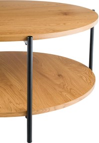 Konferenční stolek Edduma 80 cm - natura