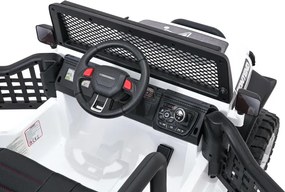Elektrické autíčko Jeep BEAST 4x4 bílé