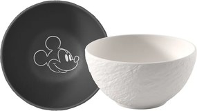 Villeroy&Boch Villeroy & Boch Manufacture Rock - Mickey Mouse Cereal miska, 2 kusy