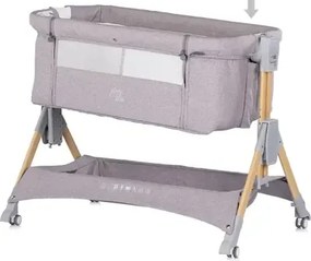 CHIPOLINO Postýlka SleepNFold 2v1 Platinum / Přístavná k posteli / 6 v