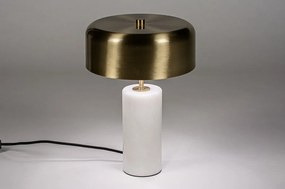 Stolní lampa Morph White Marmor Gold