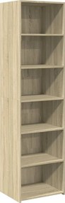 Skříň highboard dub sonoma 50 x 41 x 185 cm kompozitní dřevo 3281682