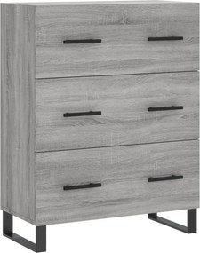 Skříň highboard šedá sonoma 69,5 x 34 x 180 cm kompozitní dřevo 3189411