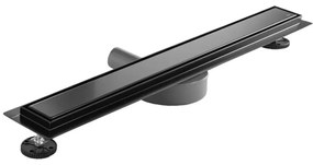 REA-G7803 - Odtokový žlab NEOX PRO 80 cm nerezová ocel/černá REA-G7803