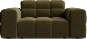 Khaki sametové křeslo Chicago – Cosmopolitan Design
