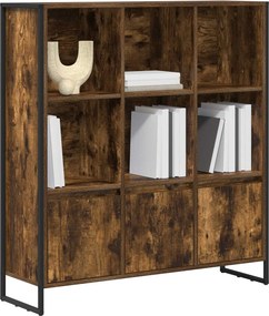 Knihovna 99,5 x 30 x 108 cm Kompozitní dřevo Kouřový dub 3403024