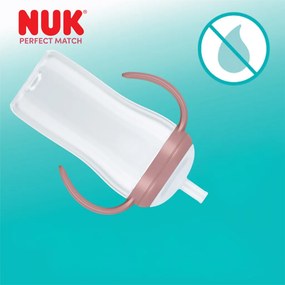 Kojenecká láhev NUK Perfect Match na učení s brčkem BEAR 260 ml