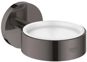 Grohe Essentials - Držák skleničky/mýdelníku, tmavý grafit 40369A01