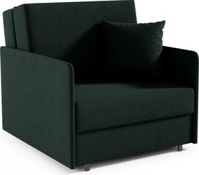 Eka Pohovka AMERYKANKA 166, 90 cm Barva látky: Černá (Kronos 07)