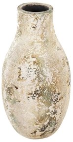 Terakotová dekorativní váza 40 cm béžová PAFOS Beliani