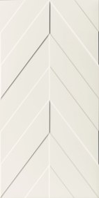 Dlažba Marca Corona 4D Chevron White